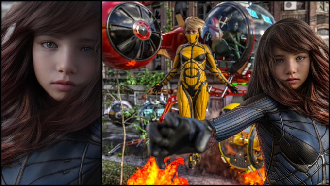 Photoshop + 3DCG + AI _ 2022(@ai_3dcg) - Twilog