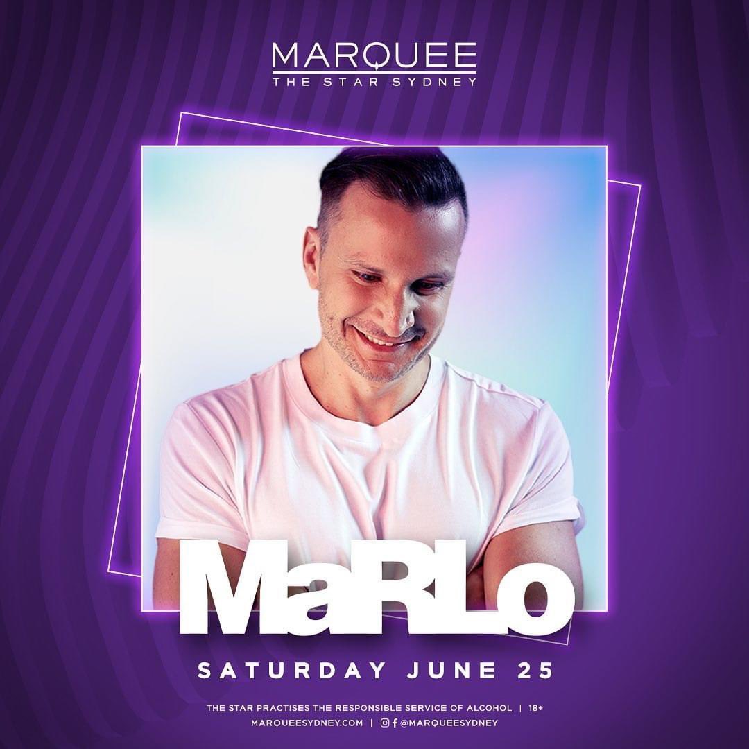 Code:JP on Twitter: "MaRLo headlines Marquee Sydney again on JUNE 25. To save $$ on your tickets ...