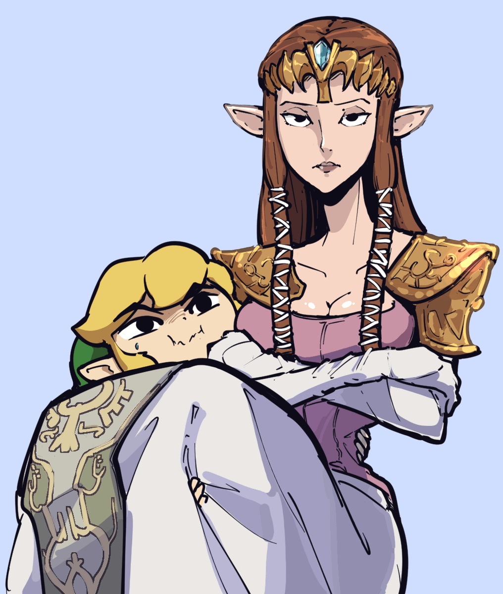 リンク(ゼルダの伝説) ,ゼルダ姫 「Princess Carry 」|Plowのイラスト