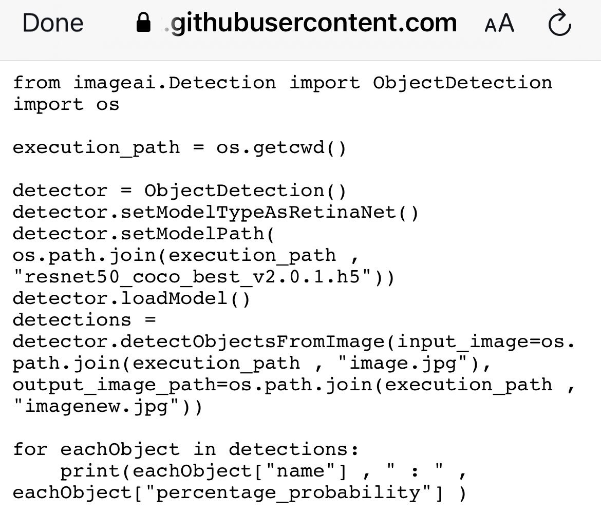 Kirk Borne On Twitter Objectdetection With 10 Lines Of Code Q4lpozcbwi ————