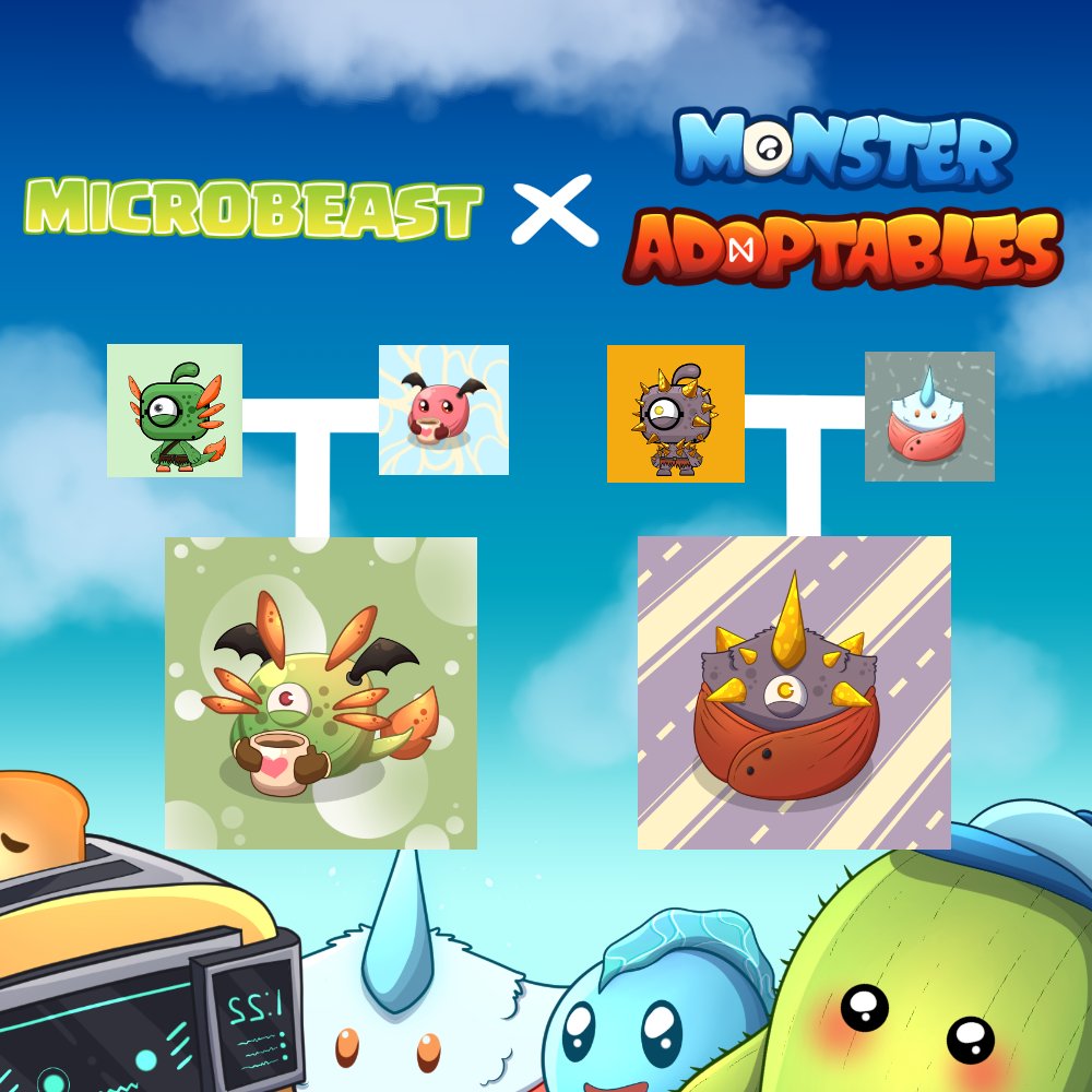 oneiro.near | MONSTER ADOPTABLES PHASE 1: SOLD OUT on Twitter: "A COLLAB WITH @zetsue01 ...