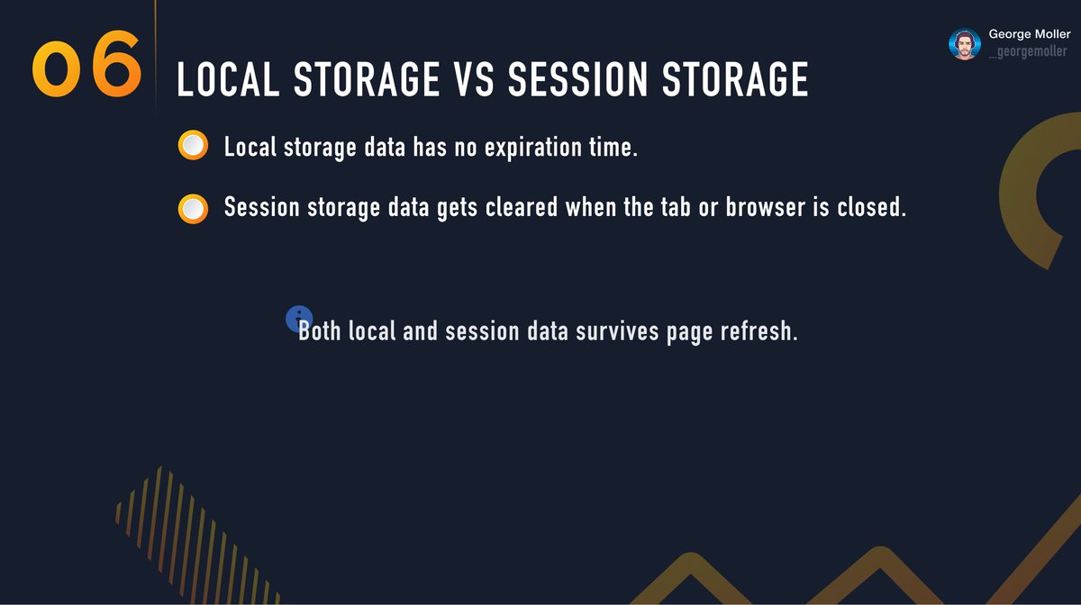 💡 JavaScript: Local Storage vs Session Storage 🧵 Thread 👇 - Thread from ...