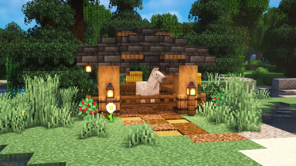 Minecraft Horse Stable