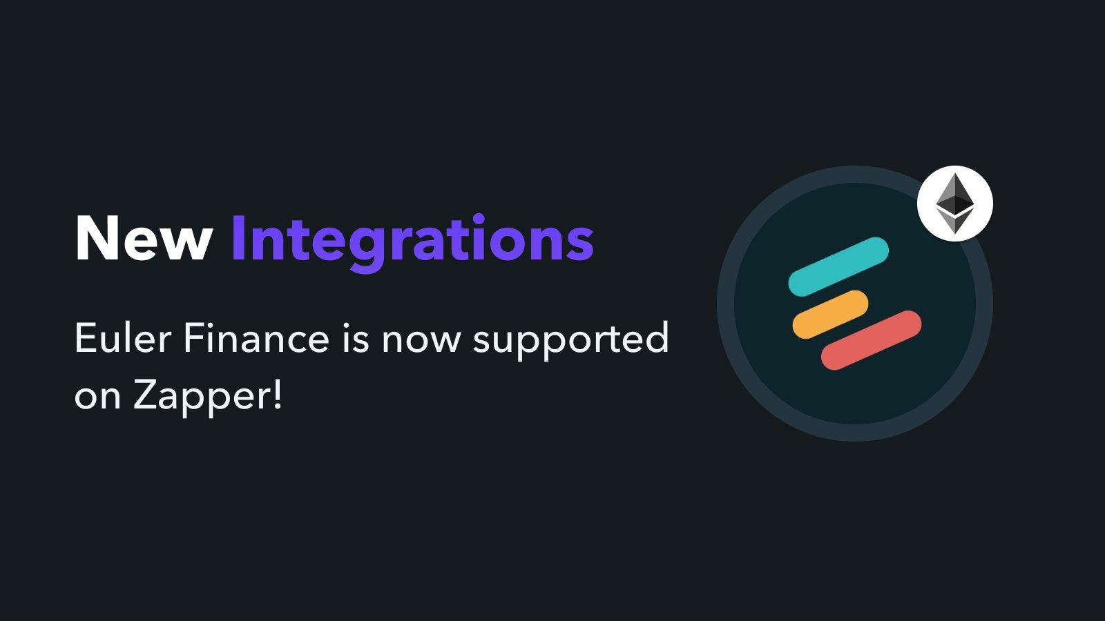 Zapper ⚡️ on Twitter: "Lend & borrow more types of tokens than ever before using @eulerfinance’s ...