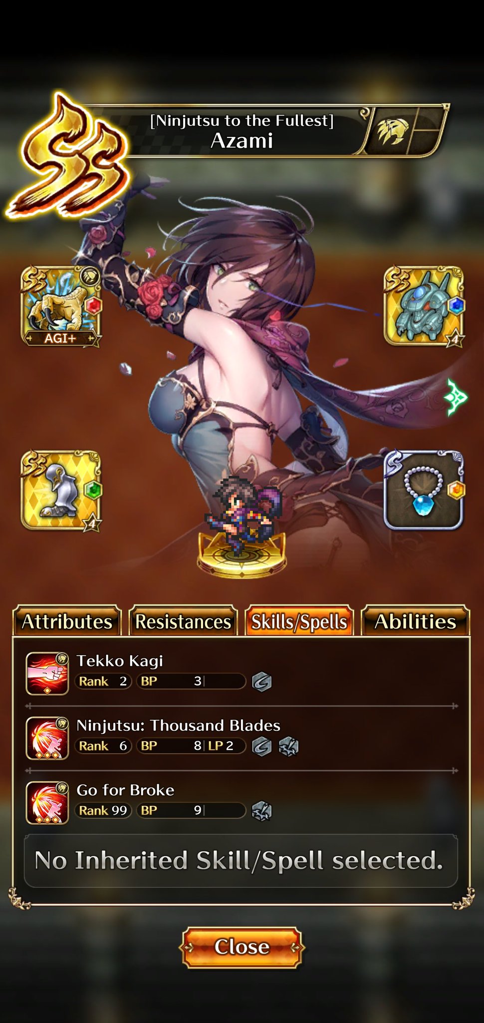 AradoEloute on Twitter: "Azami's Skill 3 Training is Complete! Going to ideate for Damage ...