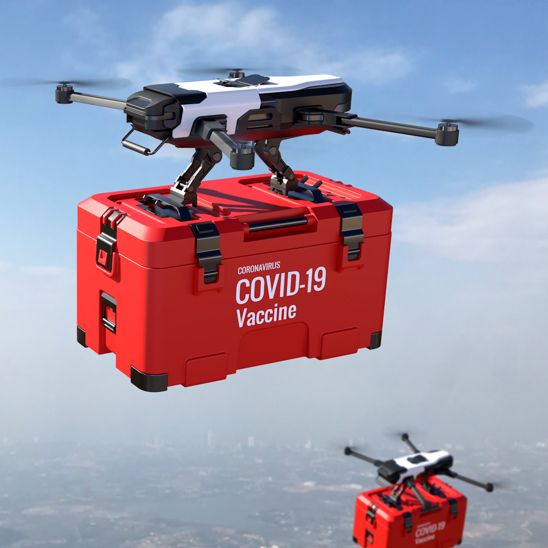 A Plus on Twitter: "In India, drones are delivering lifesaving vaccines ...