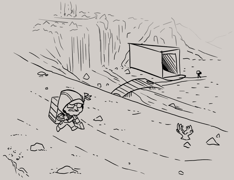 「oh to be a mailman in the apocalypse 」ASketchPadの漫画