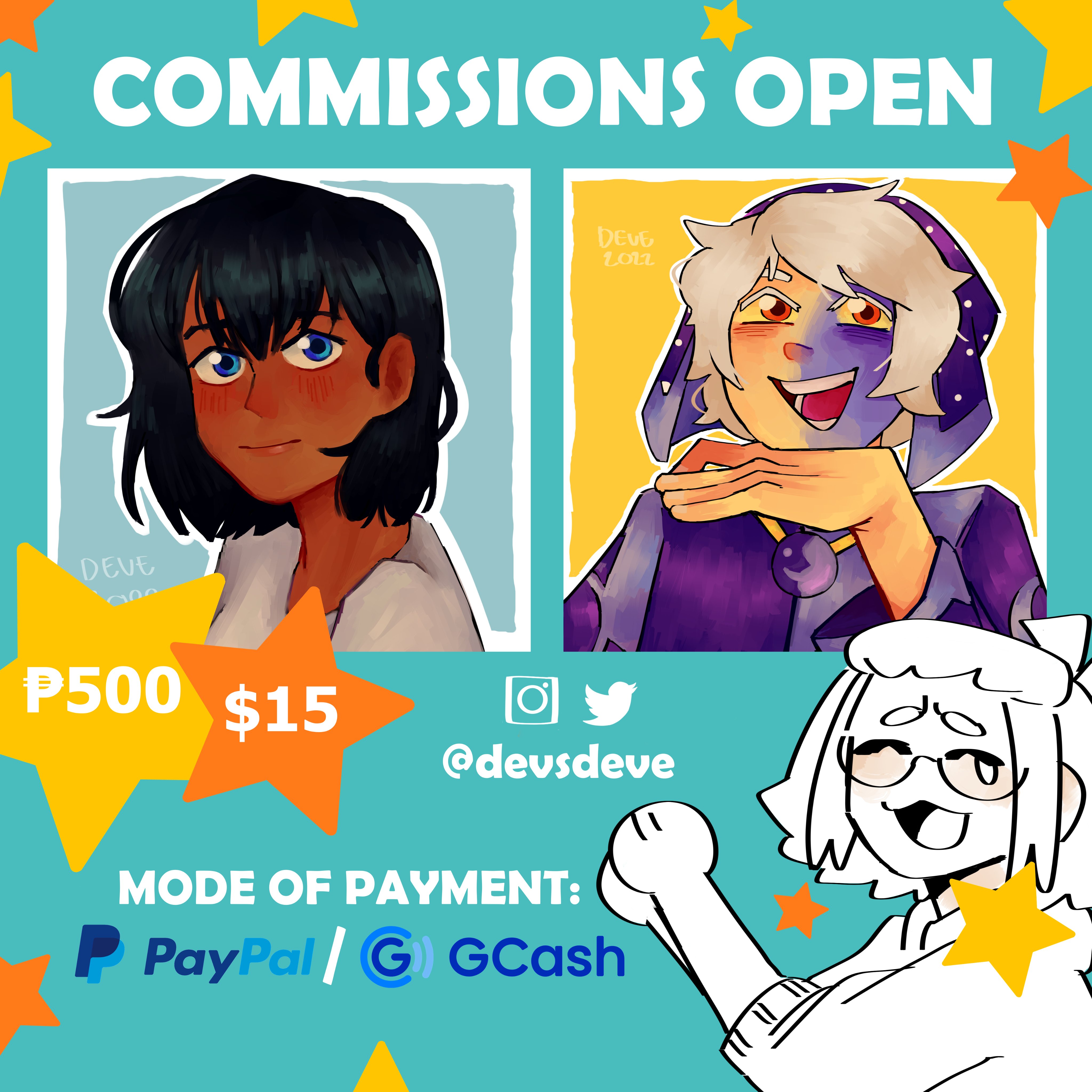 Cinna (comms open) on Twitter: "@devsdeve DEVE COMMISSIONS!! DEVE SUPPORT!!!" / Twitter