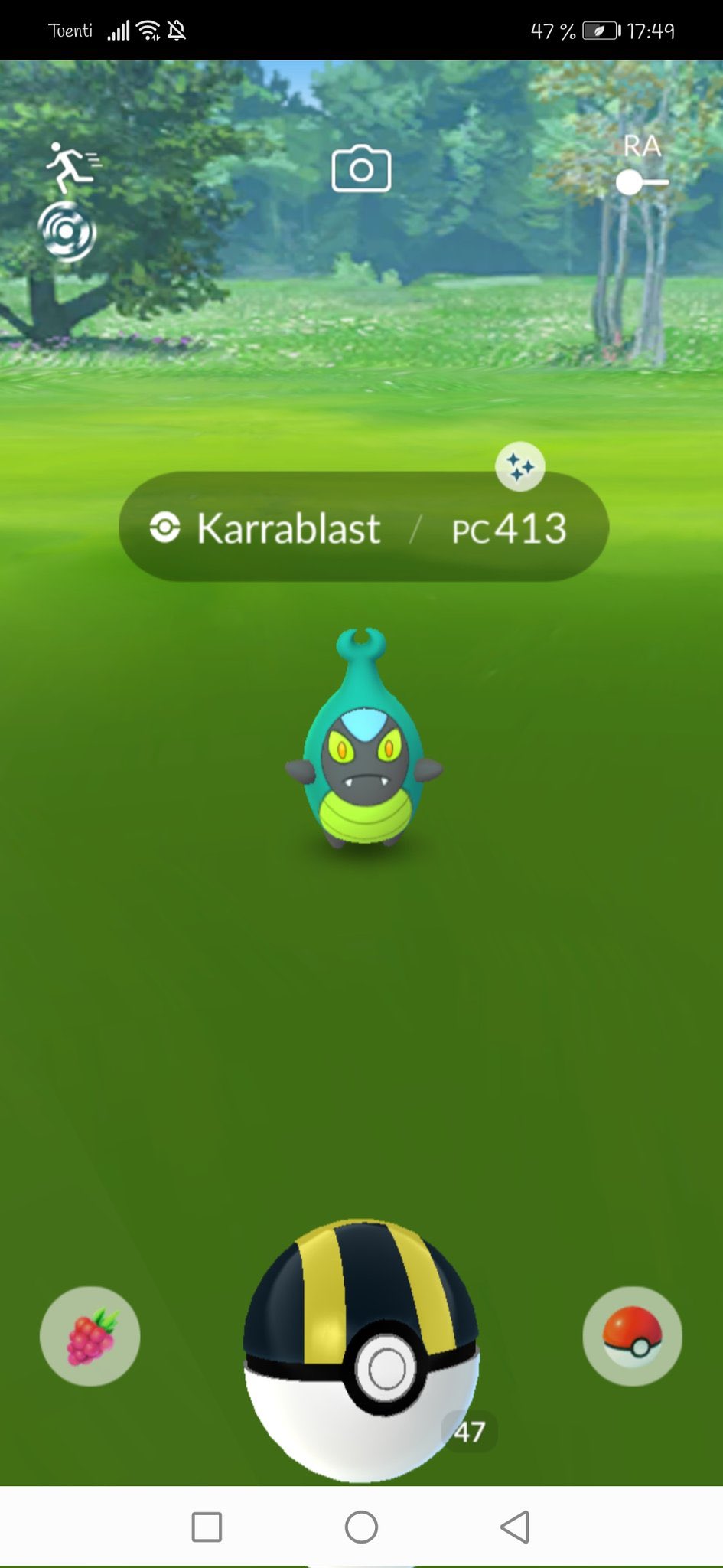 Shiny Karrablast