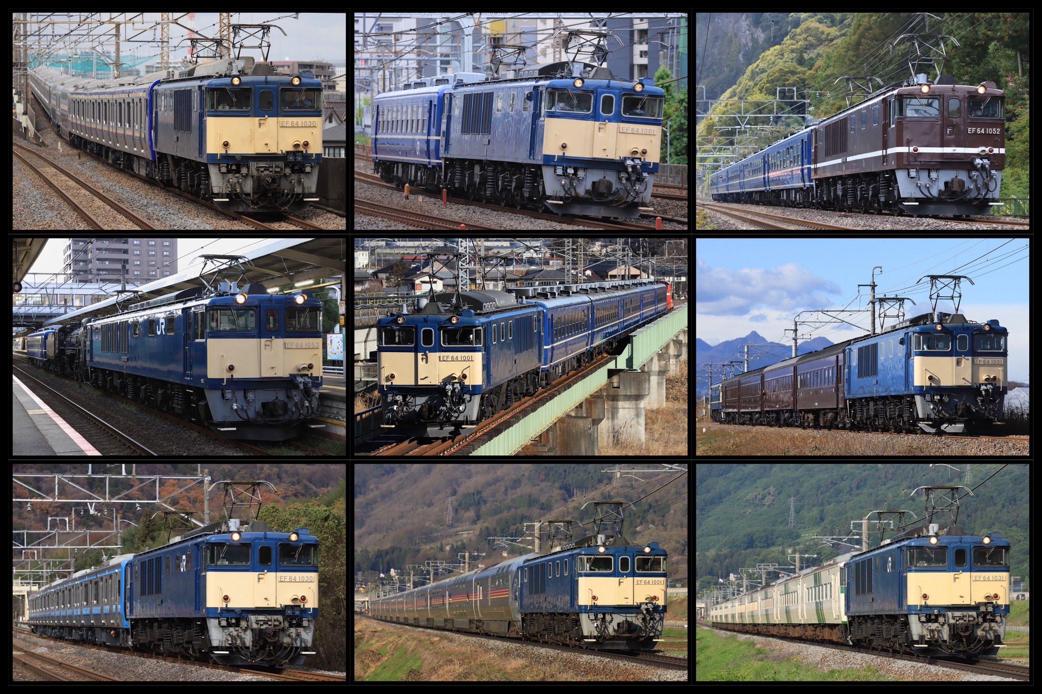 64マニア on Twitter: "#EF64の日 去年のEF64の日から今日に至るまで撮ったカットの総まとめを今年も。 37.1052廃回や広更消滅に最終全検や運用縮小など、色々な出来事が ...