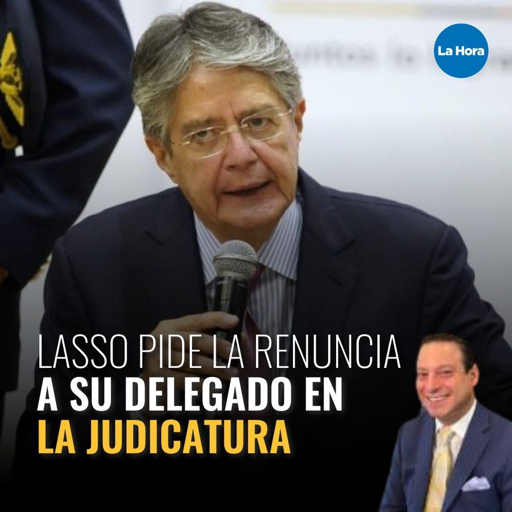 La Hora Ecuador on Twitter: "El presidente @LassoGuillermo aclaró que el Gobierno no se siente ...
