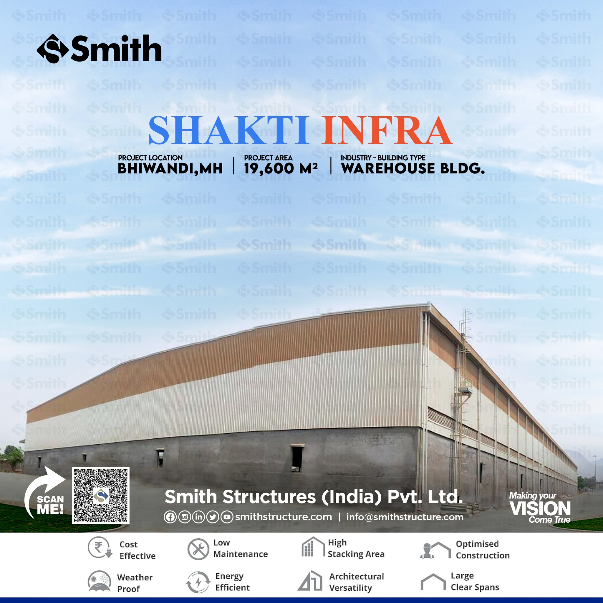 Smith Structures on Twitter: "Warehouse Buildings built for "SHAKTI INFRA" Project Location at ...