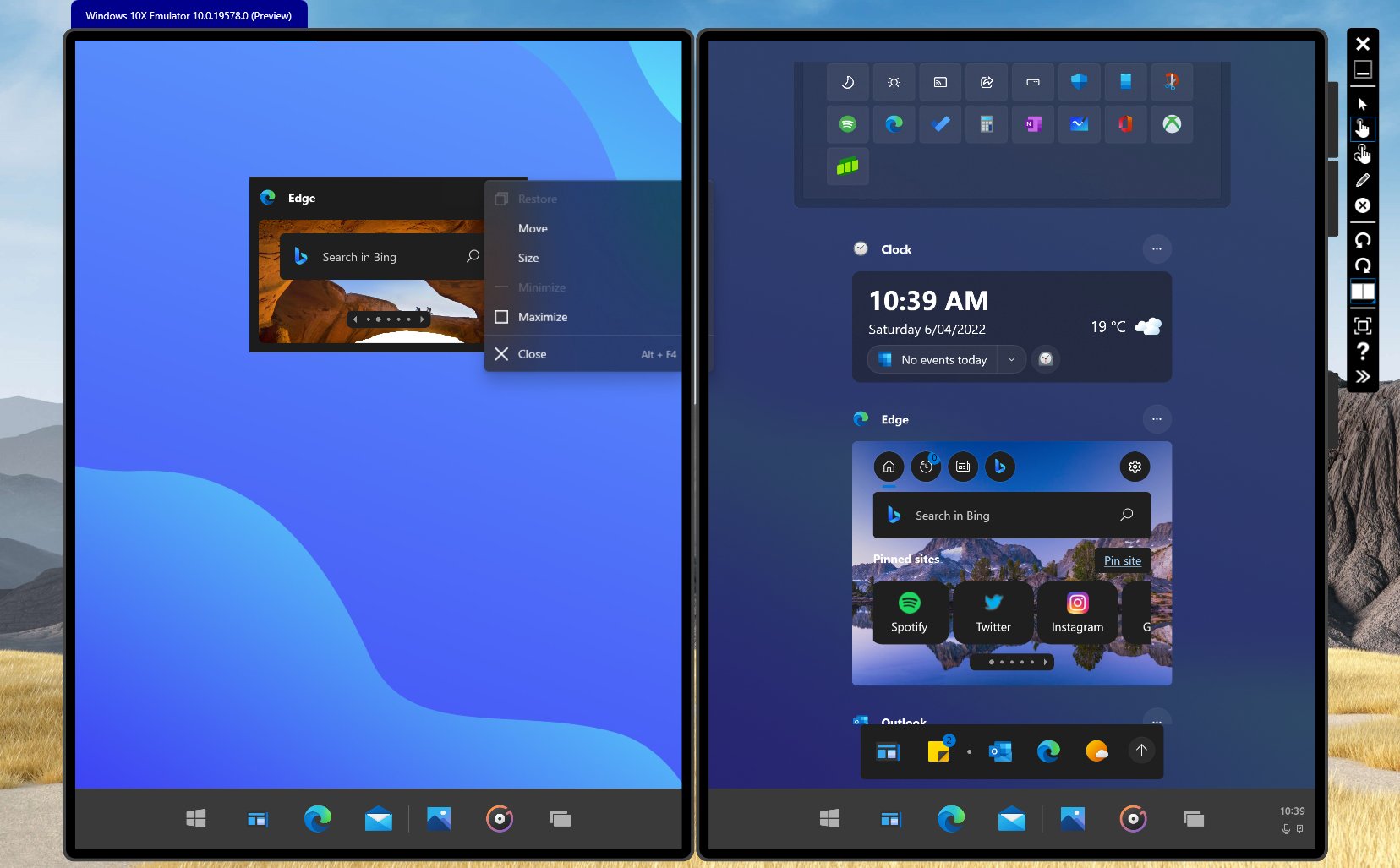 Dmitriy Borodiy on Twitter: "Power Widgets looks awesome on Windows 10X😌 Hmm Windows X version ...