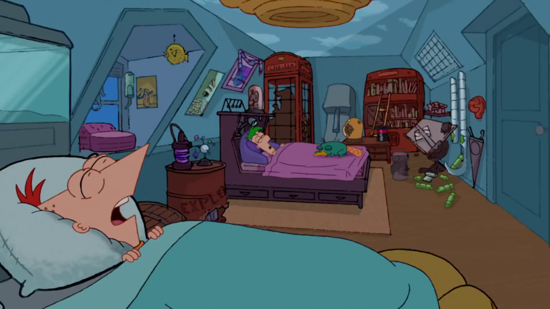 Phineas E Isabella Na Cama Juntos Phineas Y Ferb Temporada 3