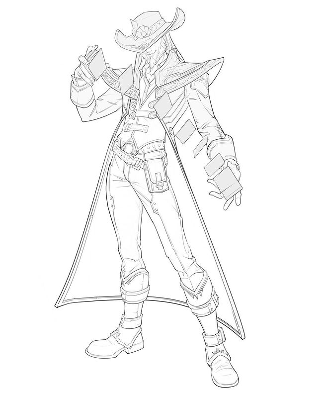 League Of Legends Twisted Fate Drawing