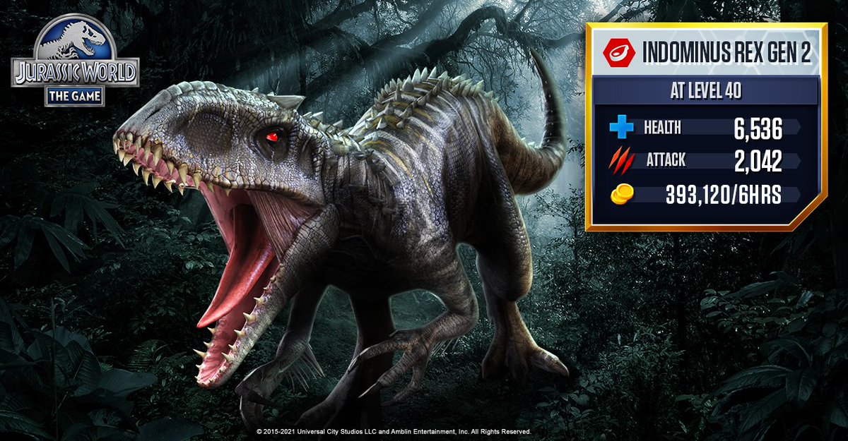 Jurassic World The Game On Twitter The Indominus Rex Gen 2 Tournament Has Started Finish In