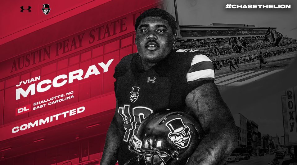 ECU DL J'Vian McCray transfers to Austin Peay : r/CFB