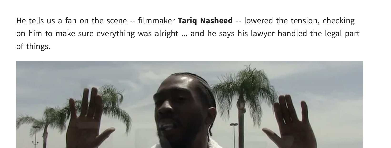 Tariq Nasheed 🇺🇸 on Twitter: ""a FAN on the scene" (????) @TMZ what the hell? I didnt even know ...
