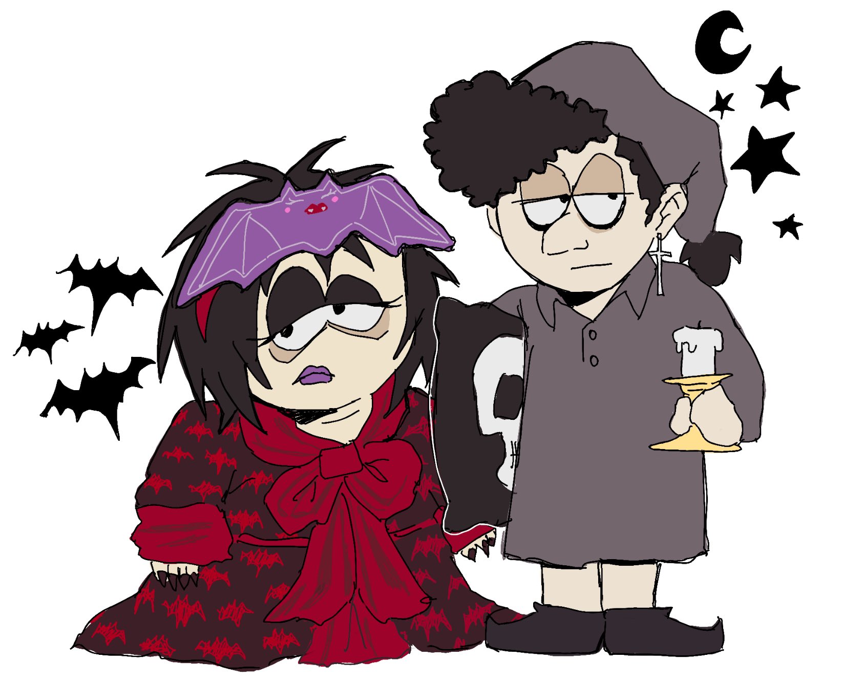 South Park Fan Art Goth Kids