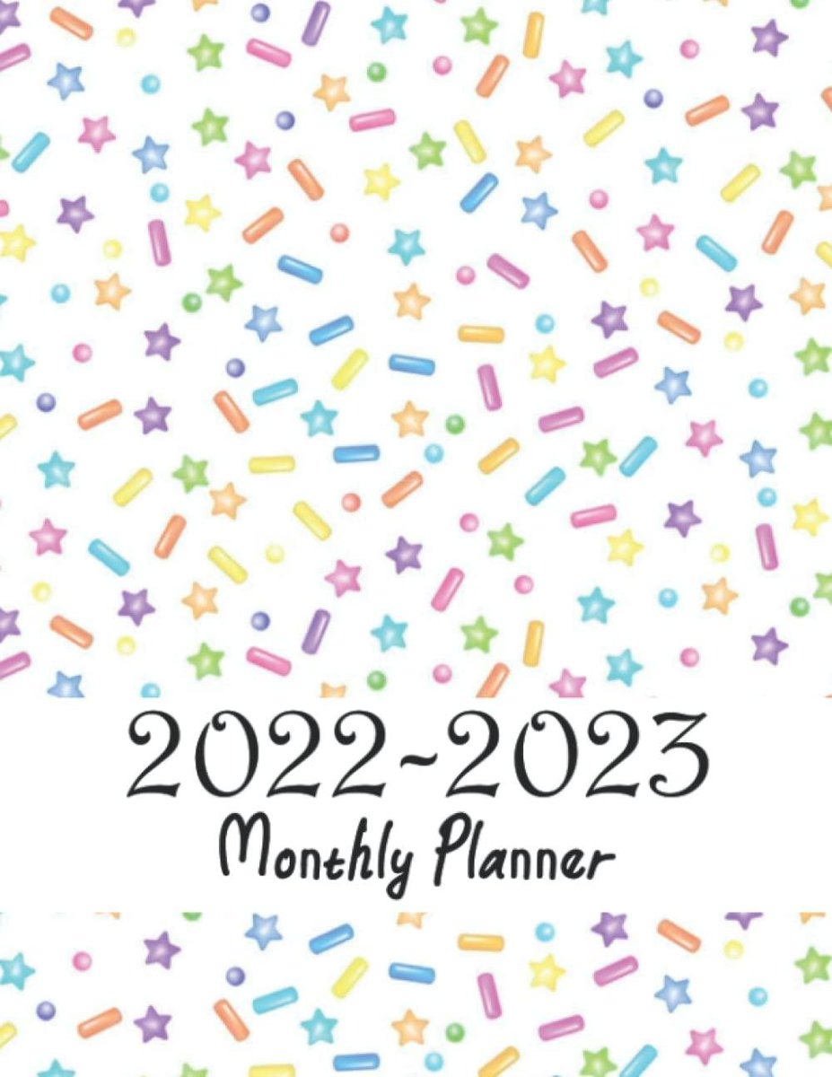 READ EBOOK 2022-2023 Monthly Planner: Attractive Sprinkles Cover ...
