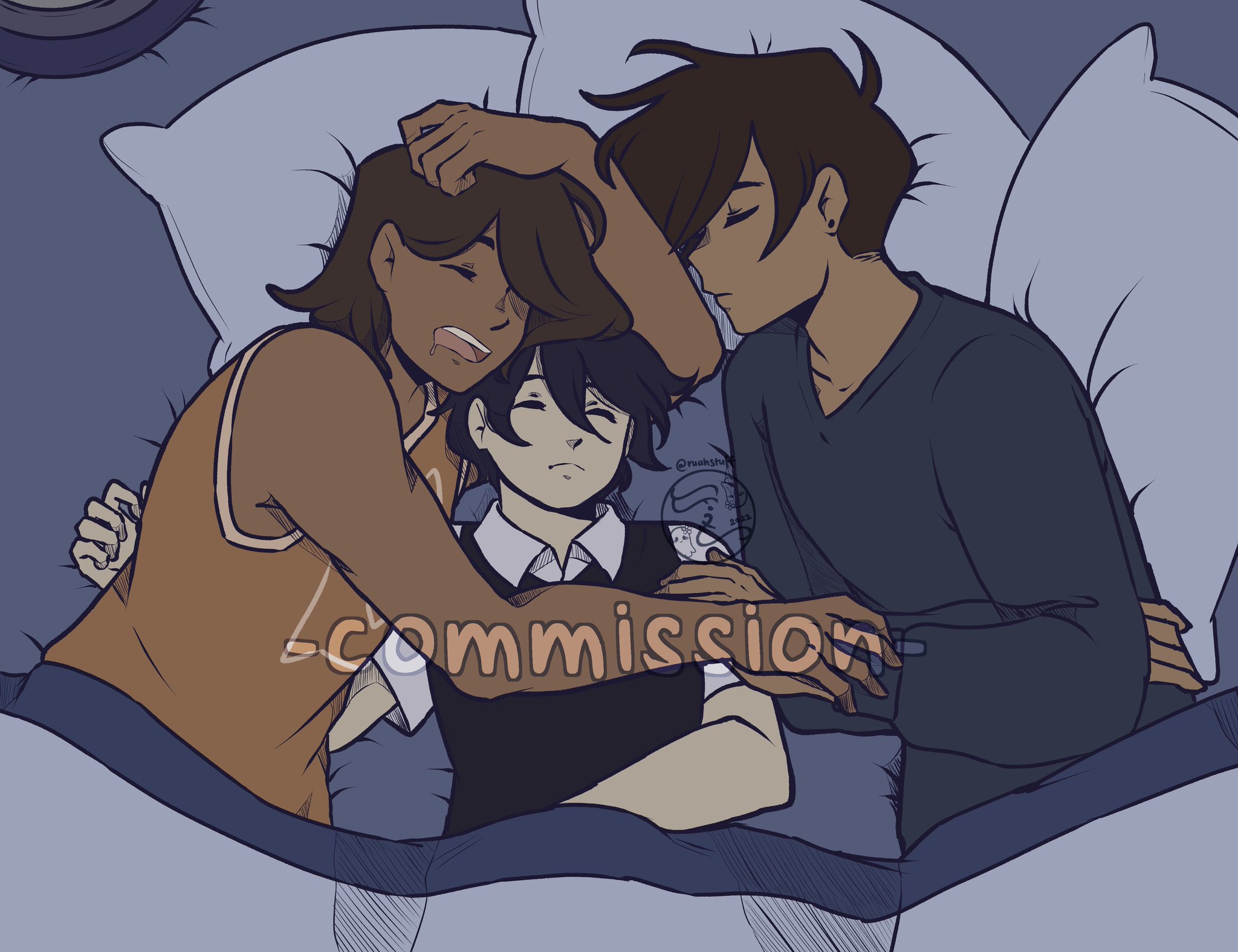 ruah @commissions on Twitter: "#artph #omori c0mmission for @/Tsuki_the_Wolf ! https://t.co ...