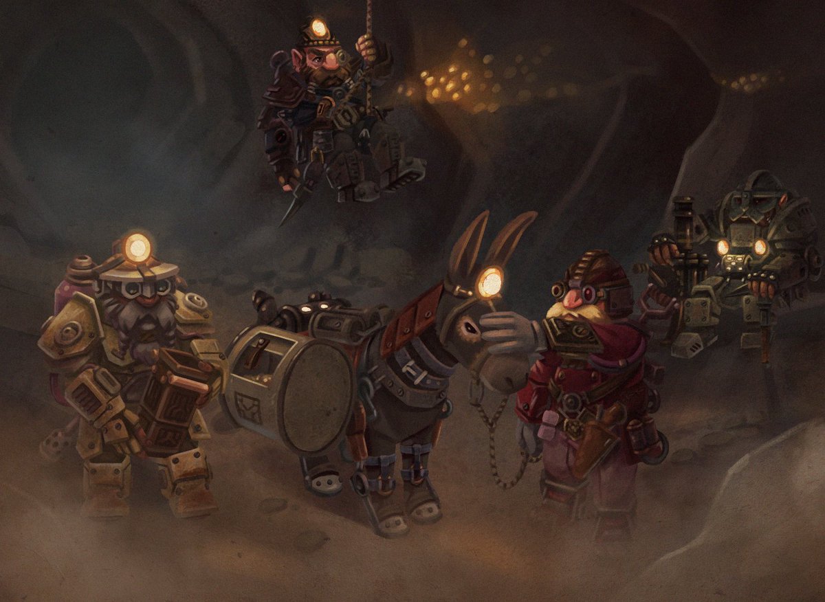 Back in the day when the dwarves of DRG used real mules : r ...