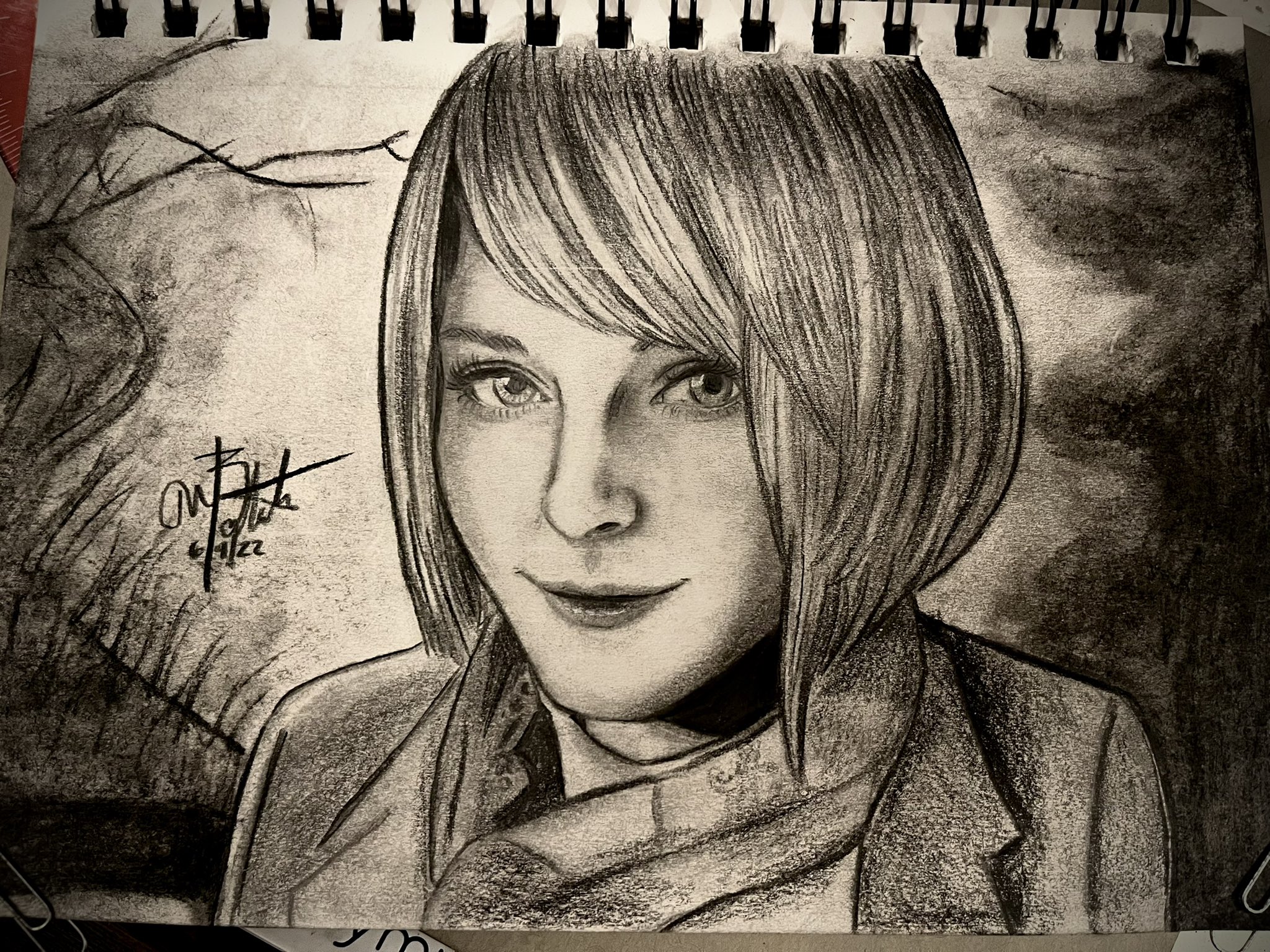 Resident Evil 4 Ashley Drawing