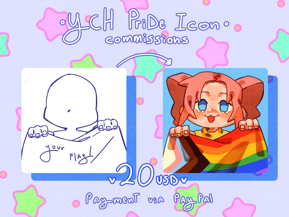 「Do you want pride art and to support a q」|Pou 🚦commissions open 🏜️の漫画