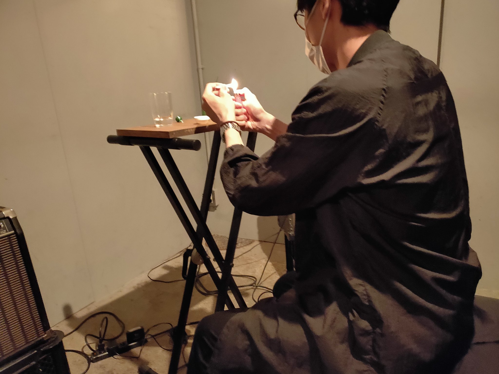 LOVE INC. on Twitter: "始まりました！ 外の外は雨、恐山セット。 Kyosuke Terada @Trd_K https://t.co/oxe6ptxMJC" / Twitter