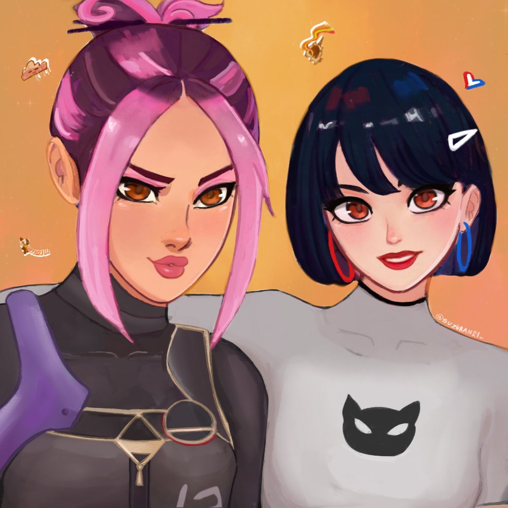 Suzu ☁️ On Twitter Evie And Adira ☁️☀️ Fortnite Fortniteart Fortnitechapter3season3 Art