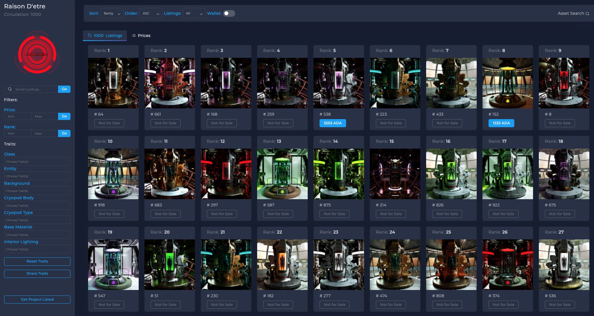 CNFT Tools on Twitter: "New Listing - @raisondetre_rtb Conceptual and Philosophical ideas ...