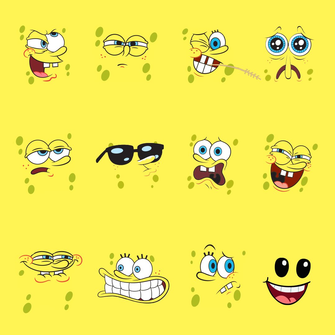 Spongebob Face Expressions