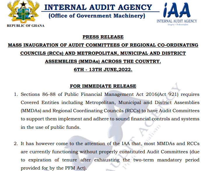 Internal Audit Agency Ghana On Twitter Ttu2nzsaos