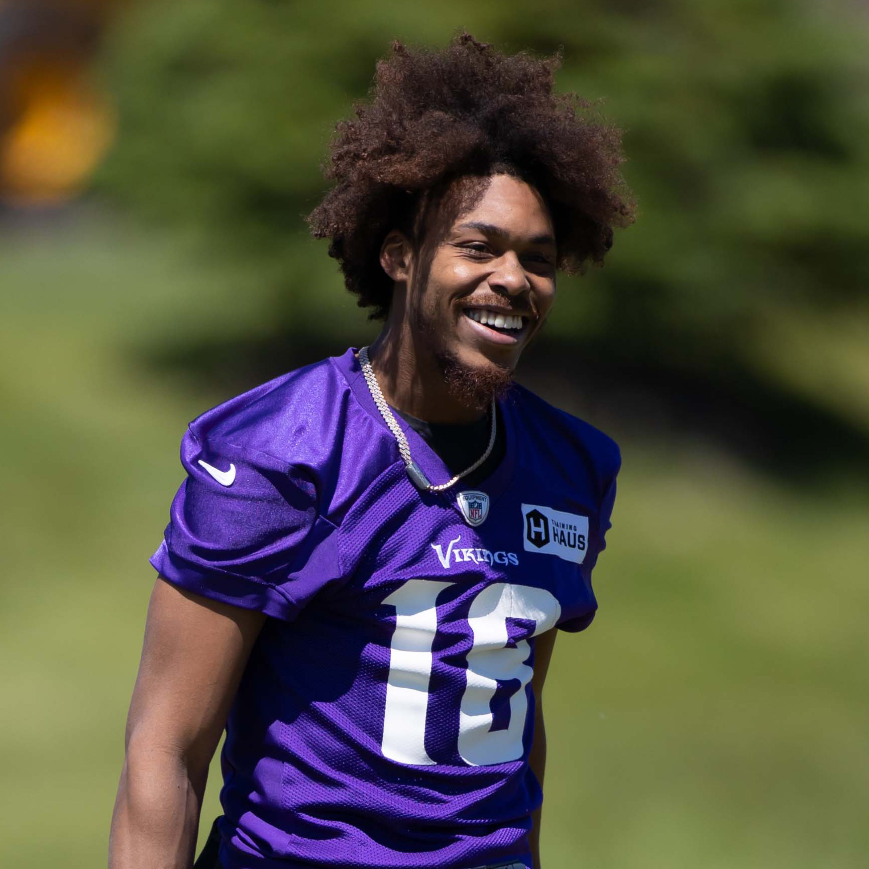 Randy Moss Vikings Afro
