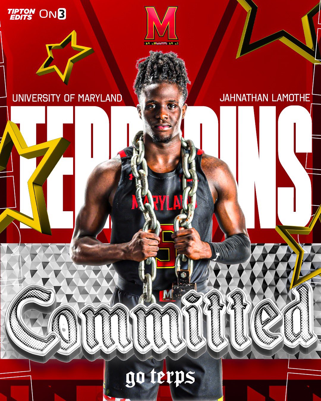Joe Tipton on Twitter: "2023 four-star Jahnathan Lamothe has committed to Maryland, he tells ...
