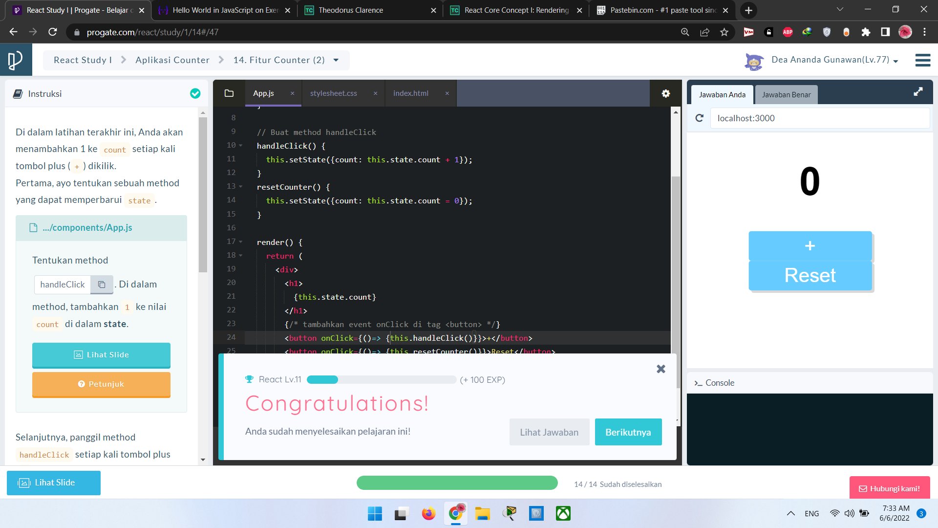 peperoxyz on Twitter: "#100DaysOfCode #Javascript [7/6/2022] - 4th Day After setting up my ideal ...