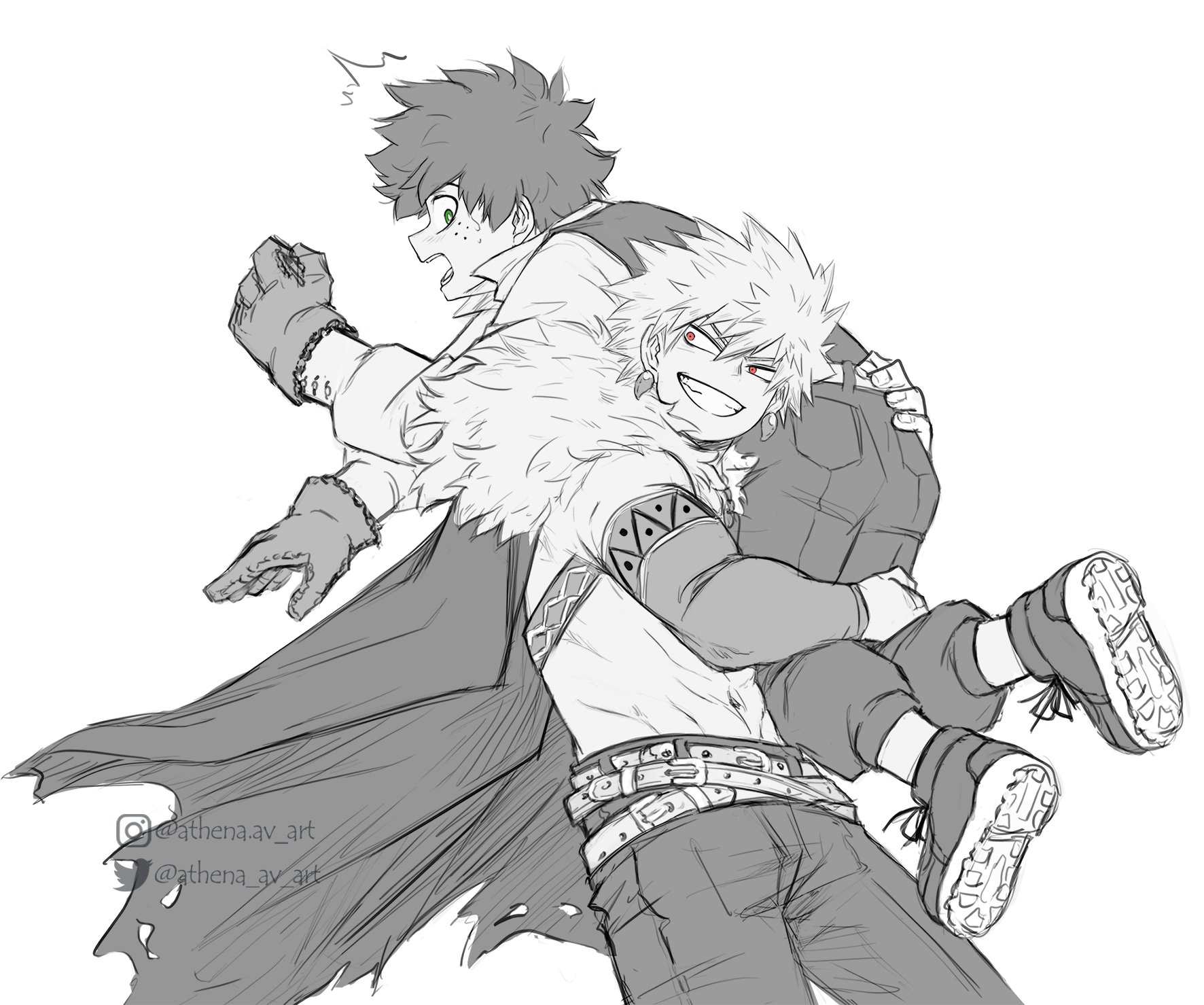 Athena-av art 🧡💚 Next: Working on BkDk Fanzines! on Twitter: "Little doodle for today, taking a ...