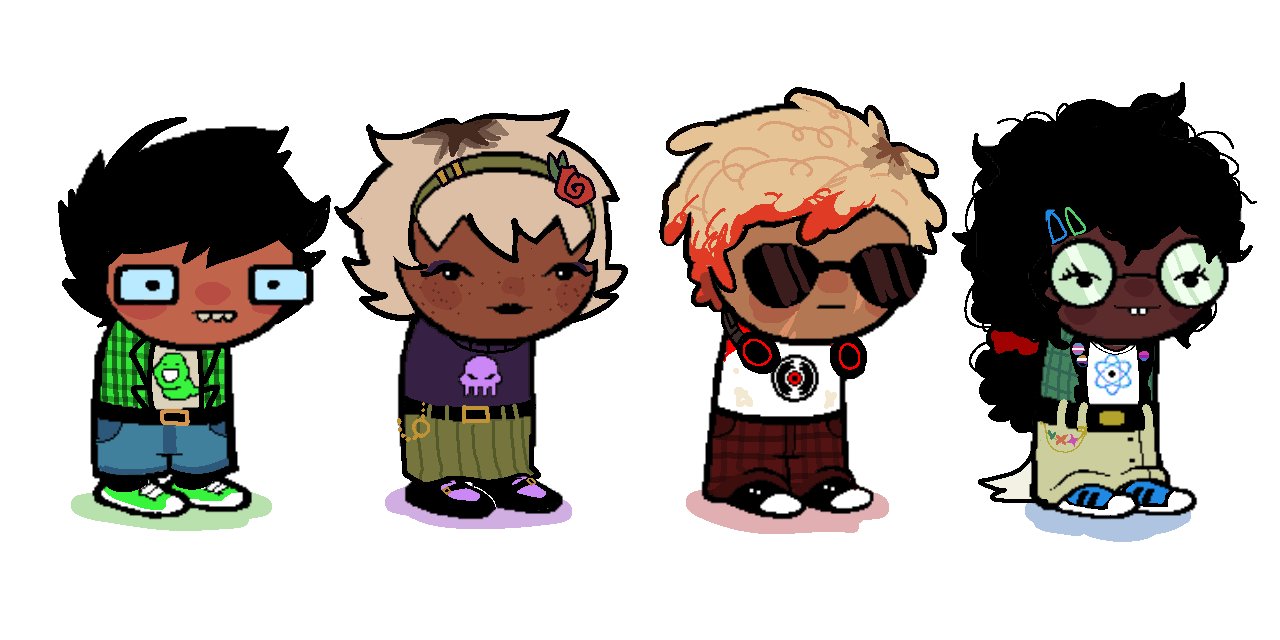 Homestuck Beta Kids Sprites