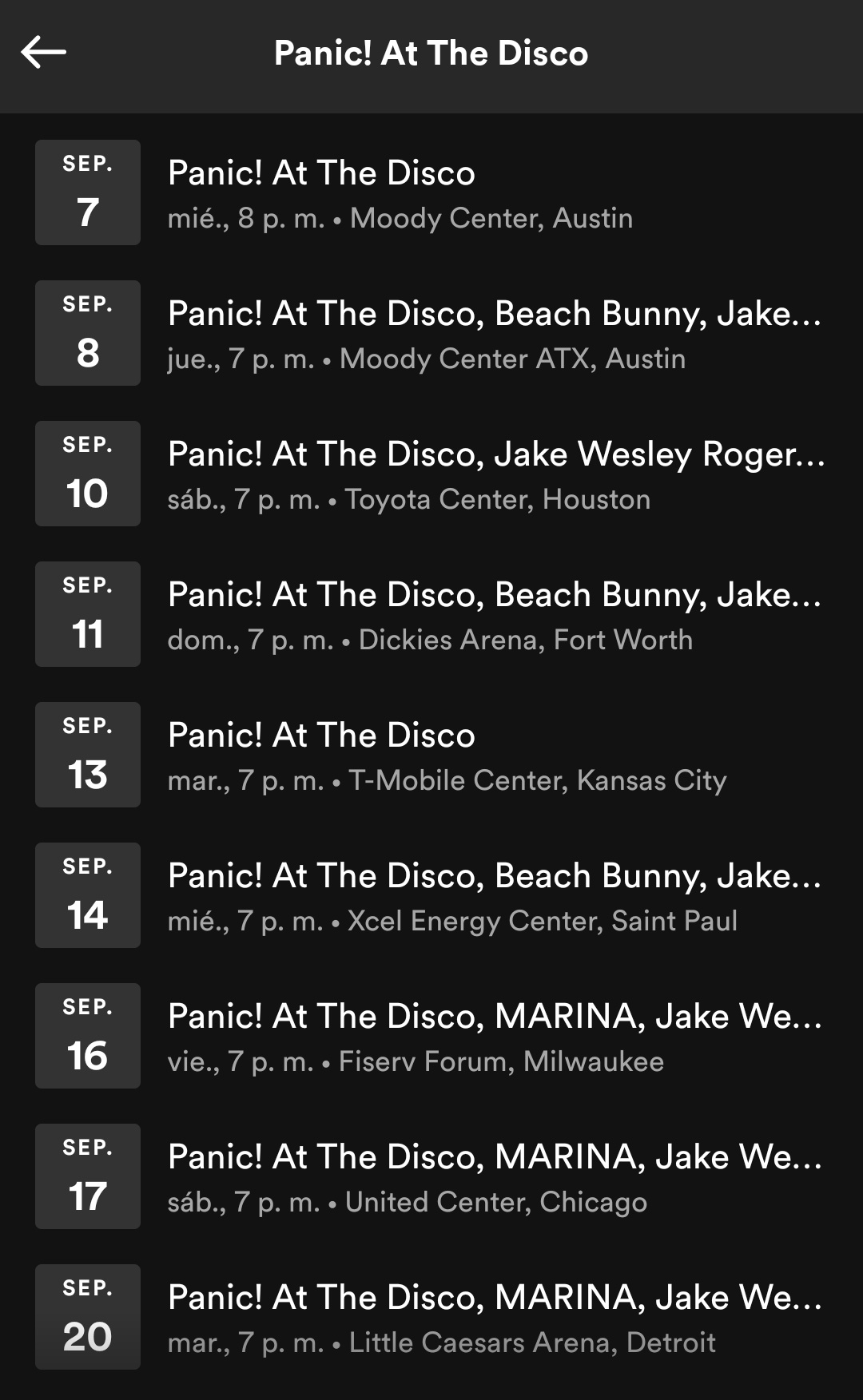 P ATD Daily On Twitter Dates For The VLV Tour 2022 Concerts On Spotify Https t co p-atd-daily-on-twitter-dates-for-the-vlv-tour-2022-concerts-on-spotify-https-t-co