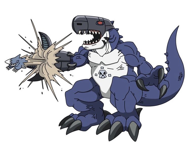 Arrancarfighter on Twitter: "Gigamon and Megalomon, two Adult Stage Dinosaur Digimon. Thanks for ...