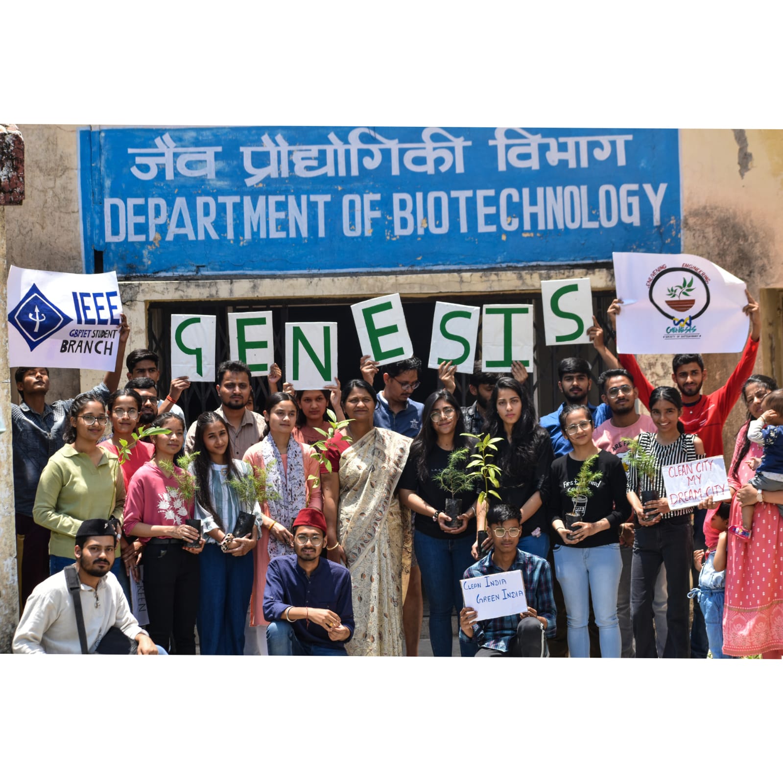 GBPIET Pauri on Twitter: "#TreePlantationDrive in Campus by Genesis Society of Biotechnology. on ...