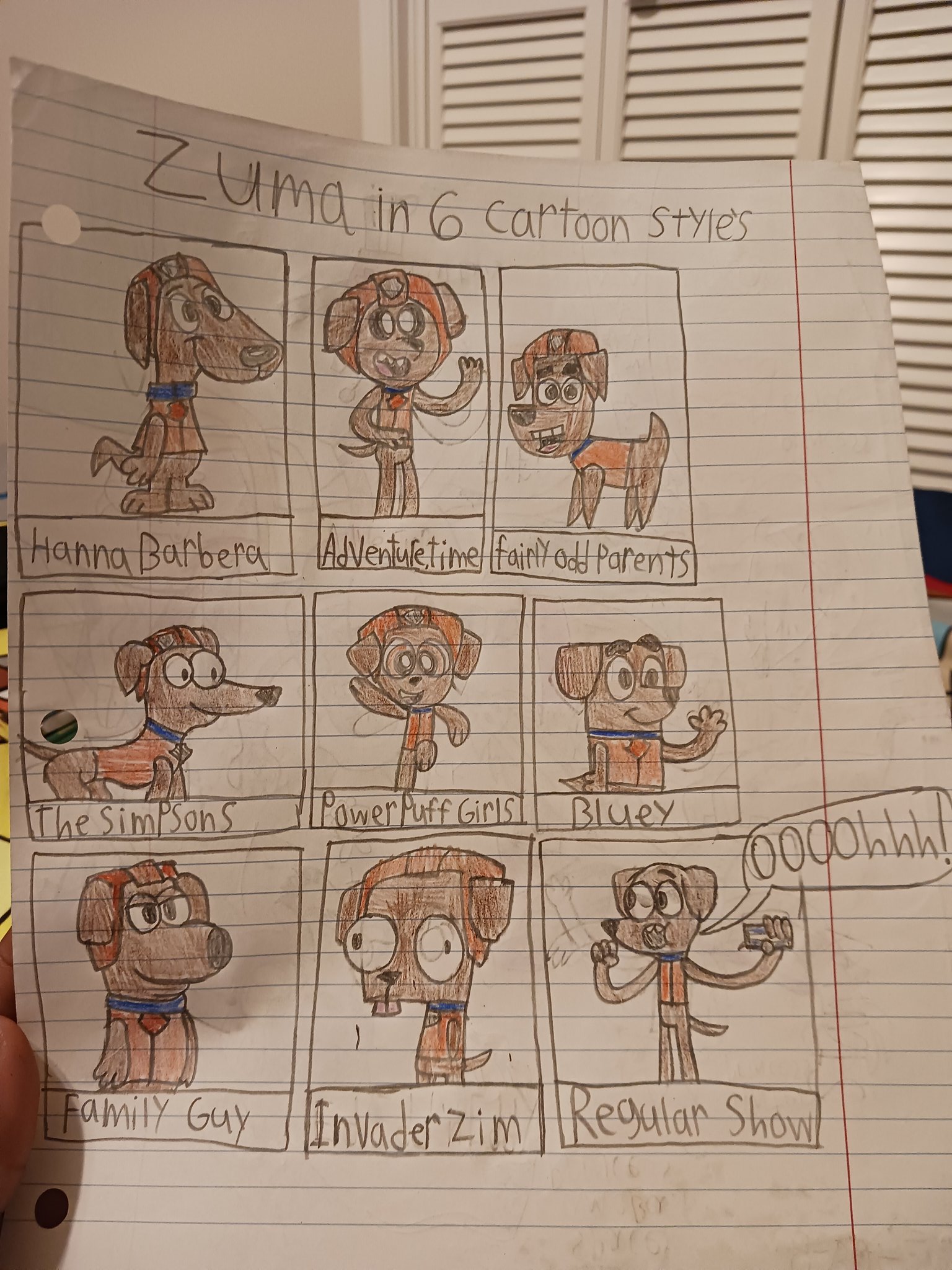 Regular Show Drawing Style