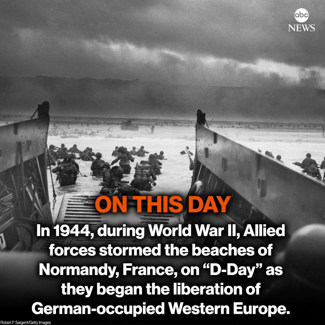 ON THIS DAY: In 1944, during World War II, Allied forces stormed the ...