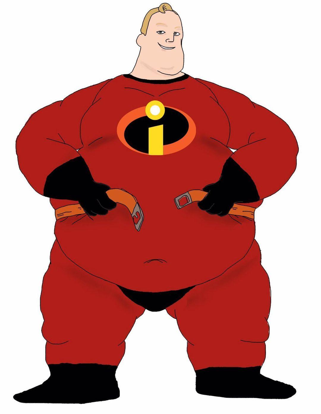 The Incredibles Mr Incredible Fat