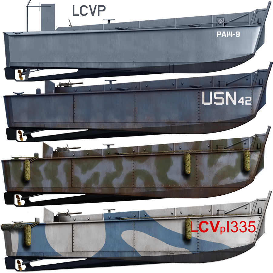 ITALERI 1/35 WW II NAVY LCVP LANDING CRAFT VEHICLE PERSONNEL BOAT 6441 ...