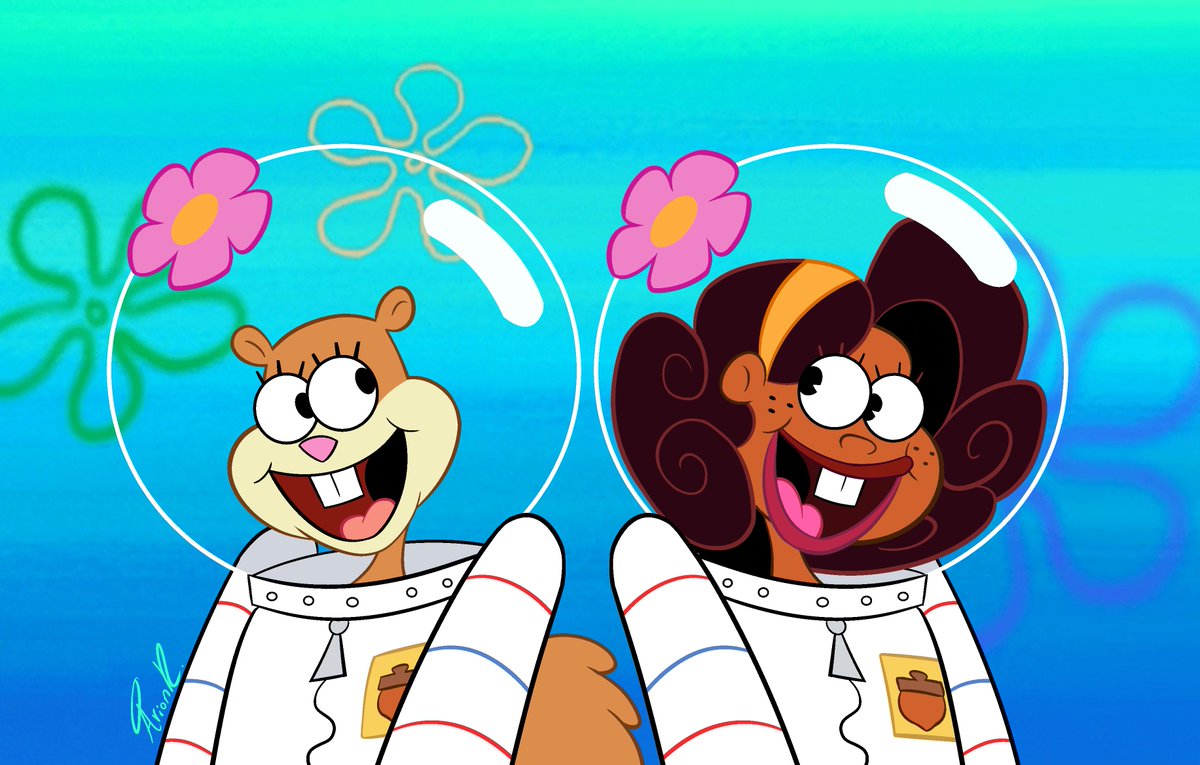 Spongebob And Sandy As Humans