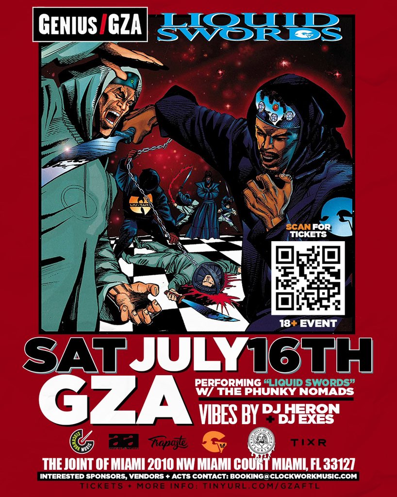 Gza Liquid Swords Artwork