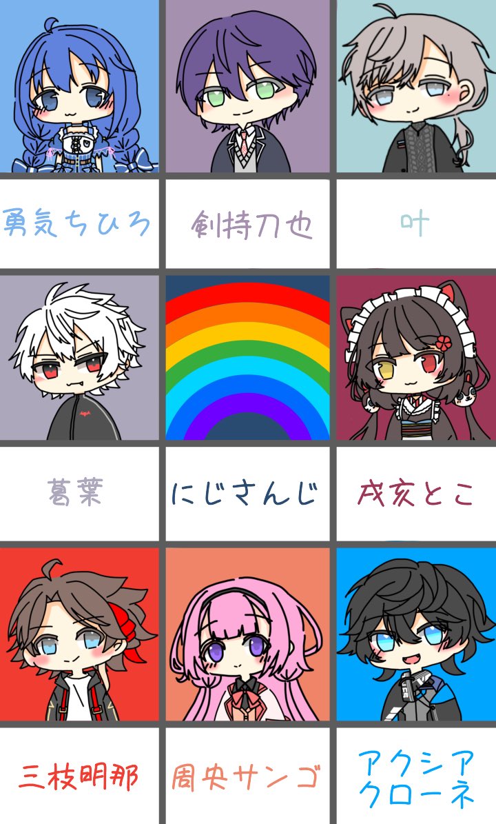 リン on Twitter: "よく切り抜きとか見る人たち(デビュー順) #ちーあーと #金剛力也像 #かな絵 #KuzuArt #いぬいらすと #さ絵ぐさ #描くンゴ #AXIART ...