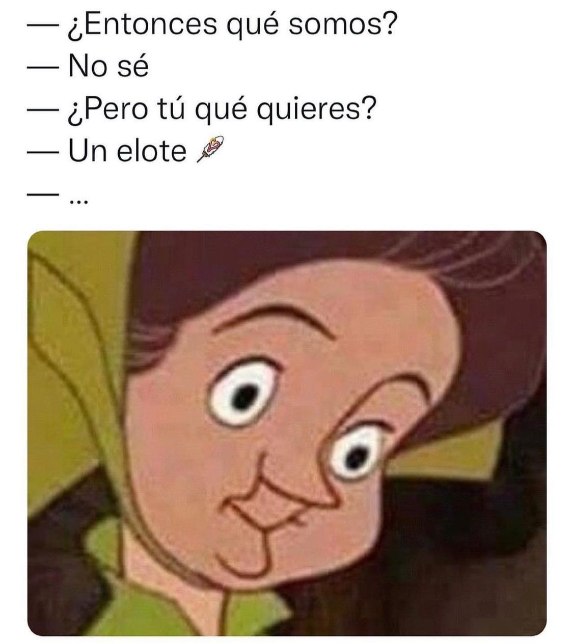 Aprender acerca 115+ imagen meme de elote - Abzlocal.mx