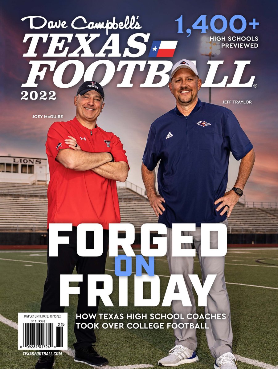 [DCTF] “How Texas High School Coaches Took Over College Football”. UTSA ...